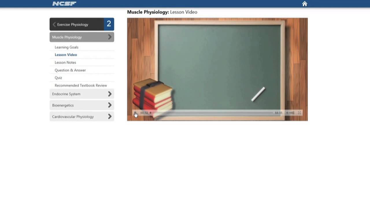 NCSF e Learning Platform