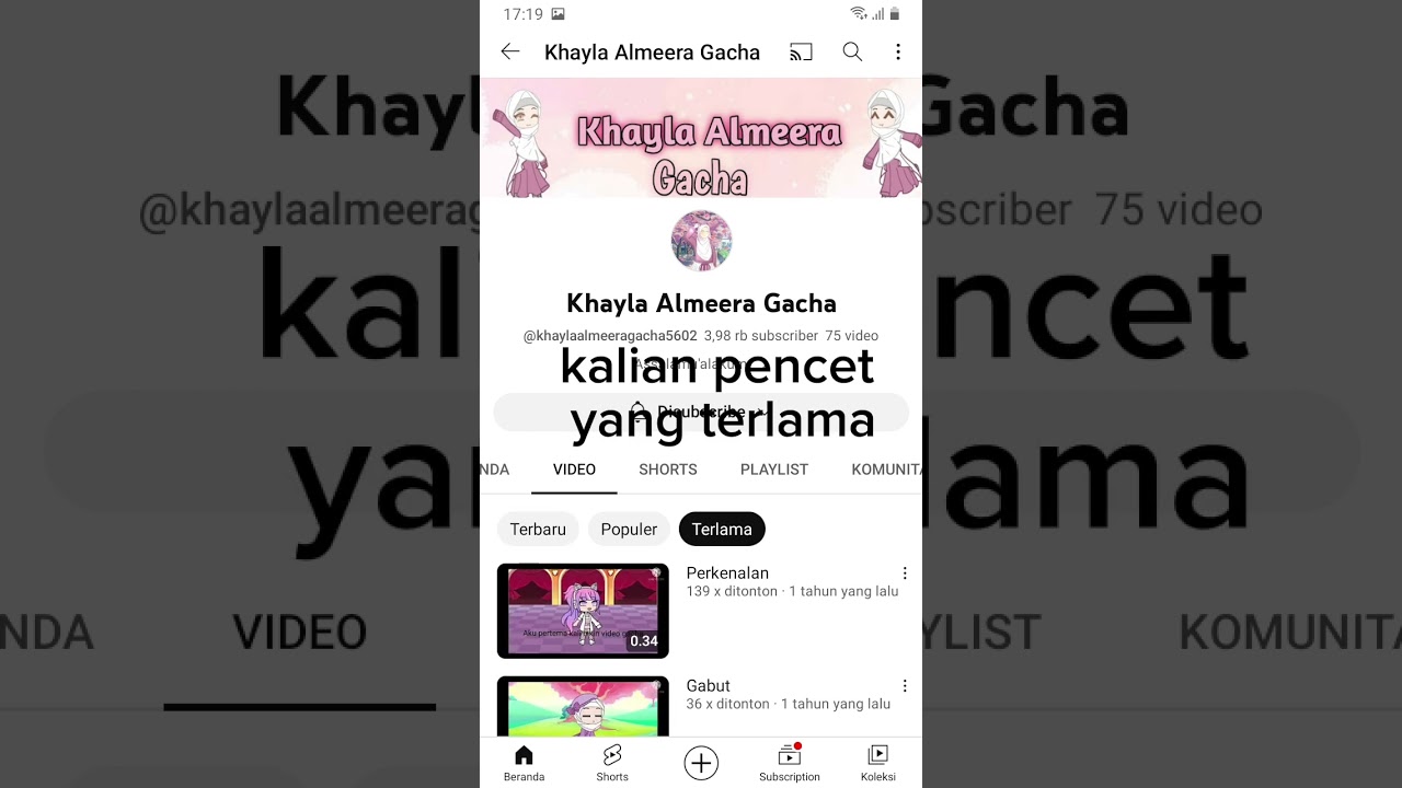 tutorial buat liat video terlama sebuah channel di YouTube