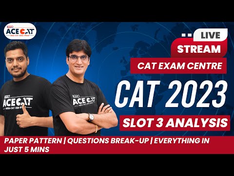LIVE From CAT Exam Centre: CAT 2023 Slot 3 Analysis | Paper Pattern | Questions Break Up