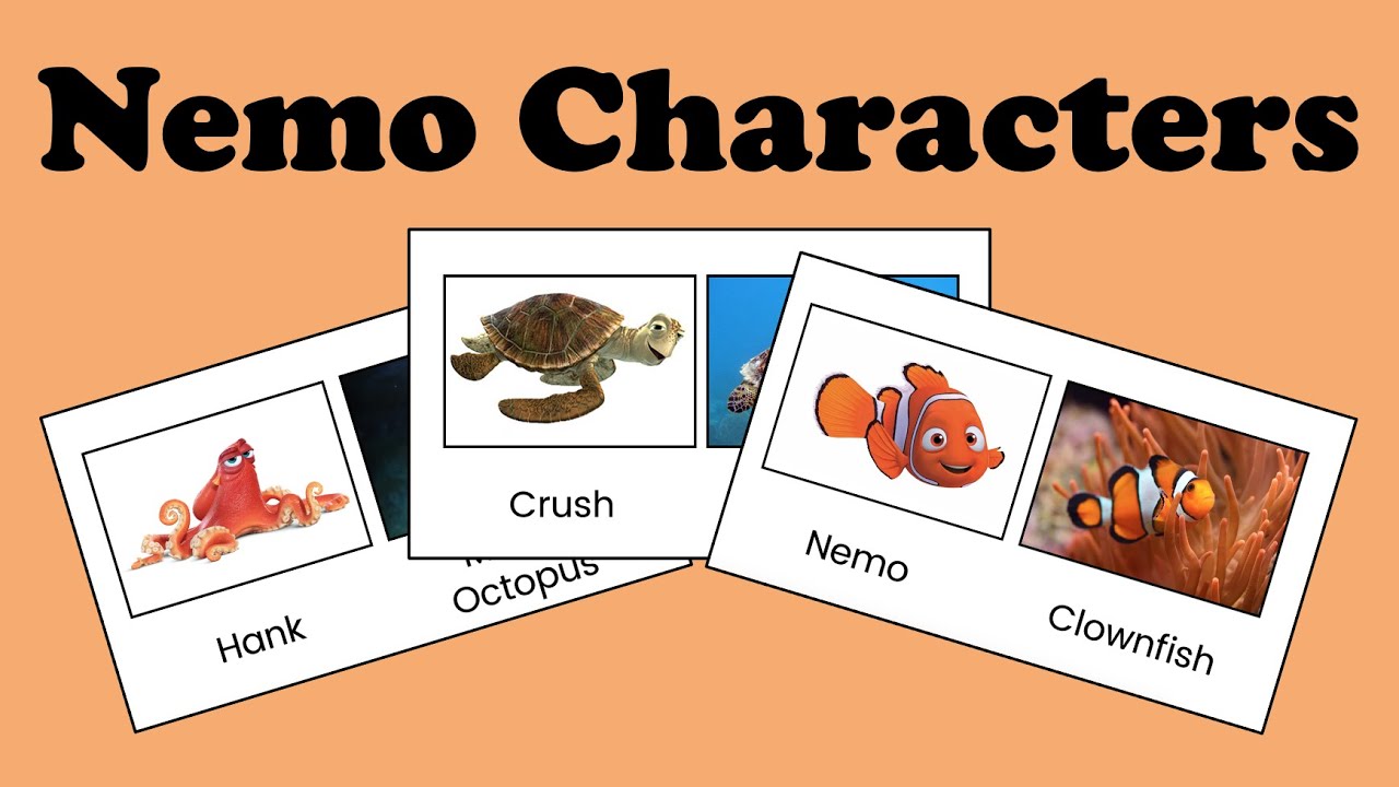 Know your Finding Nemo Characters - Flashcards
