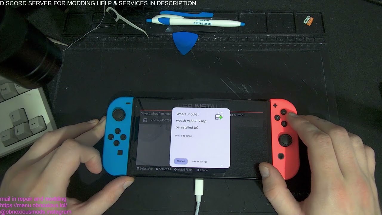 How to use TinWoo Installer + NS USBLoader to install Games