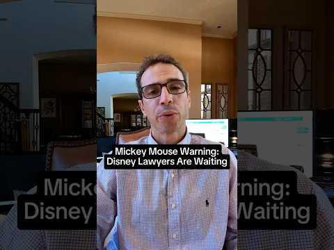 Mickey Mouse Warning: Disney Lawyers Are Waiting #DisneyCopyright #PublicDomain #CopyrightLaws