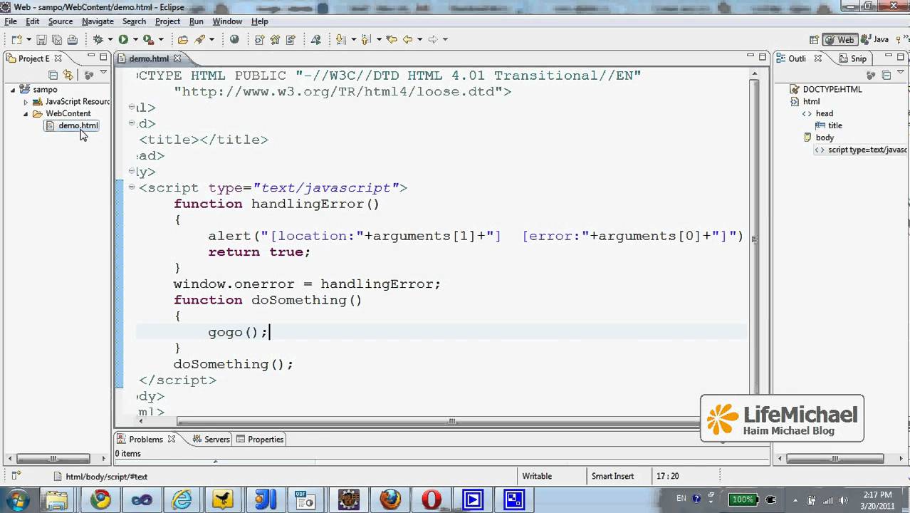 The JavaScript Window onError Property