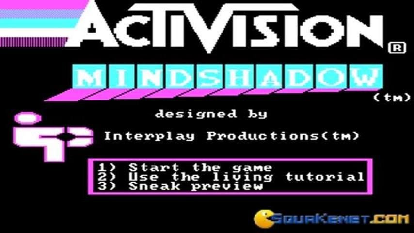 Mindshadow gameplay (PC Game, 1984)