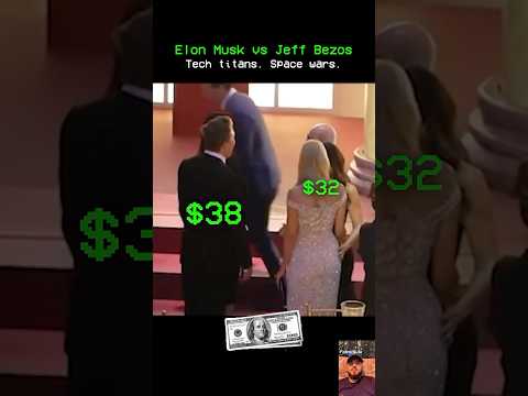 Elon Musk VS Jeff Bezoz - Networth for 5 seconds #elonmusk #musk #jeffbezos #bezos #usa #money #fyp
