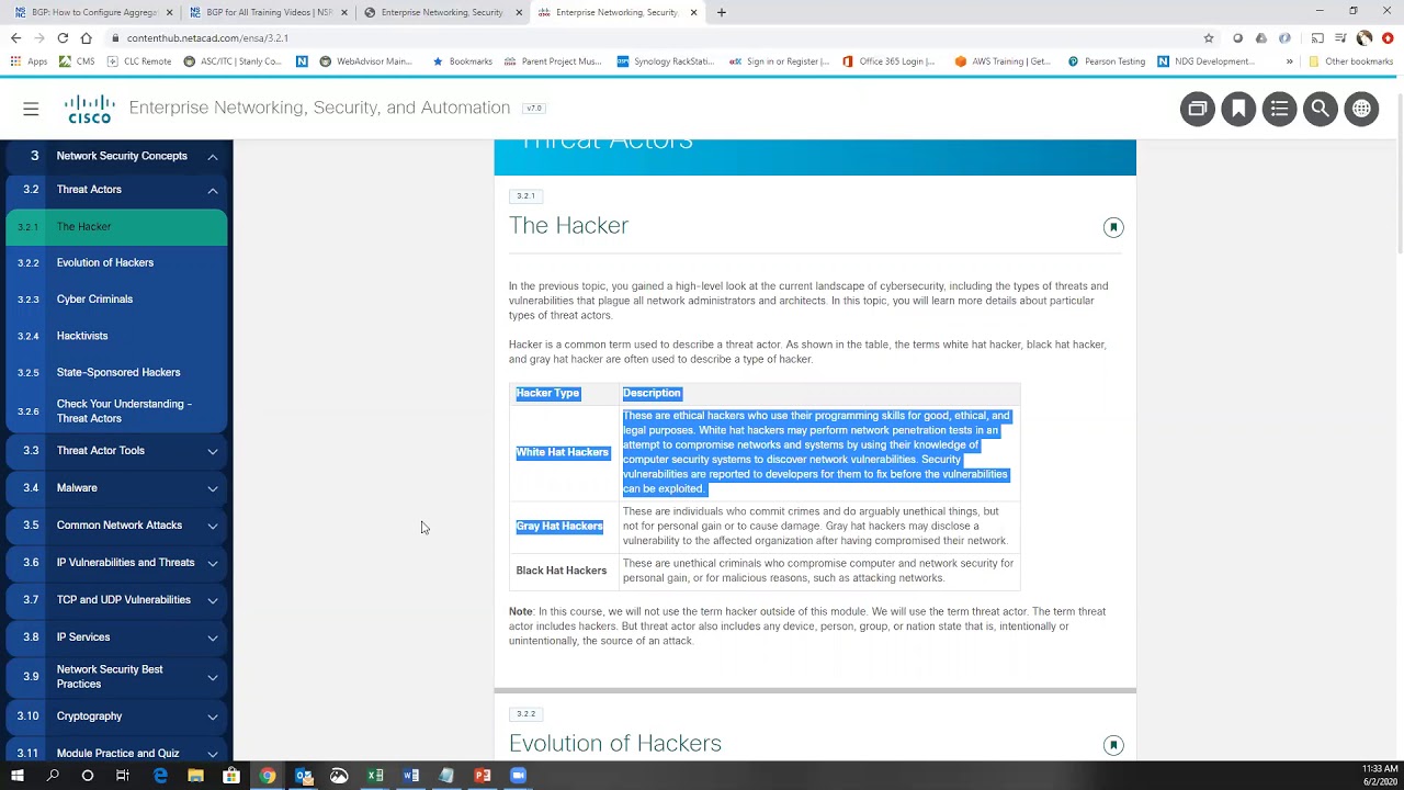 CCNA v7 ENSA Module 3 Network Security Concepts Lecture