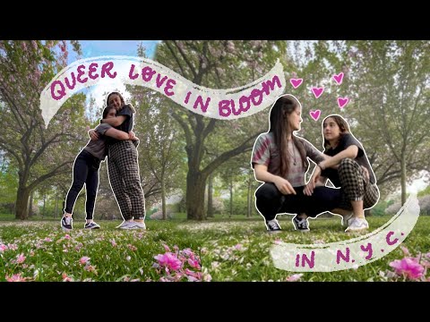meet my girlfriend! (lgbtq+) 🌈 visiting the brooklyn botanic gardens cherry blossoms vlog 🌸