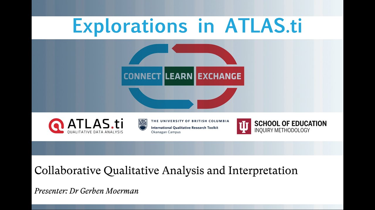 IQRT Webinar Series: Collaborative Qualitative Analysis and Interpretation