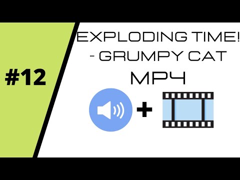 GIF + SOUND MP4 | Exploding Time! - Grumpy Cat