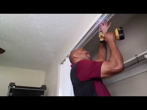 How to install Accordion space saving Folding Doors