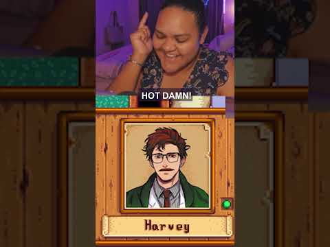 This Stardew Valley portrait mod is making me too thirsty...Harvey is a babe regardless