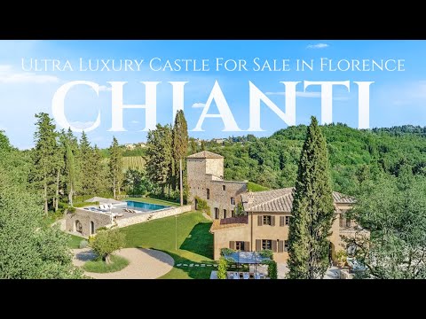 Ultra-Luxury Castle in CHIANTI near Florence With Pool, Spa & Olive Grove | Lionard