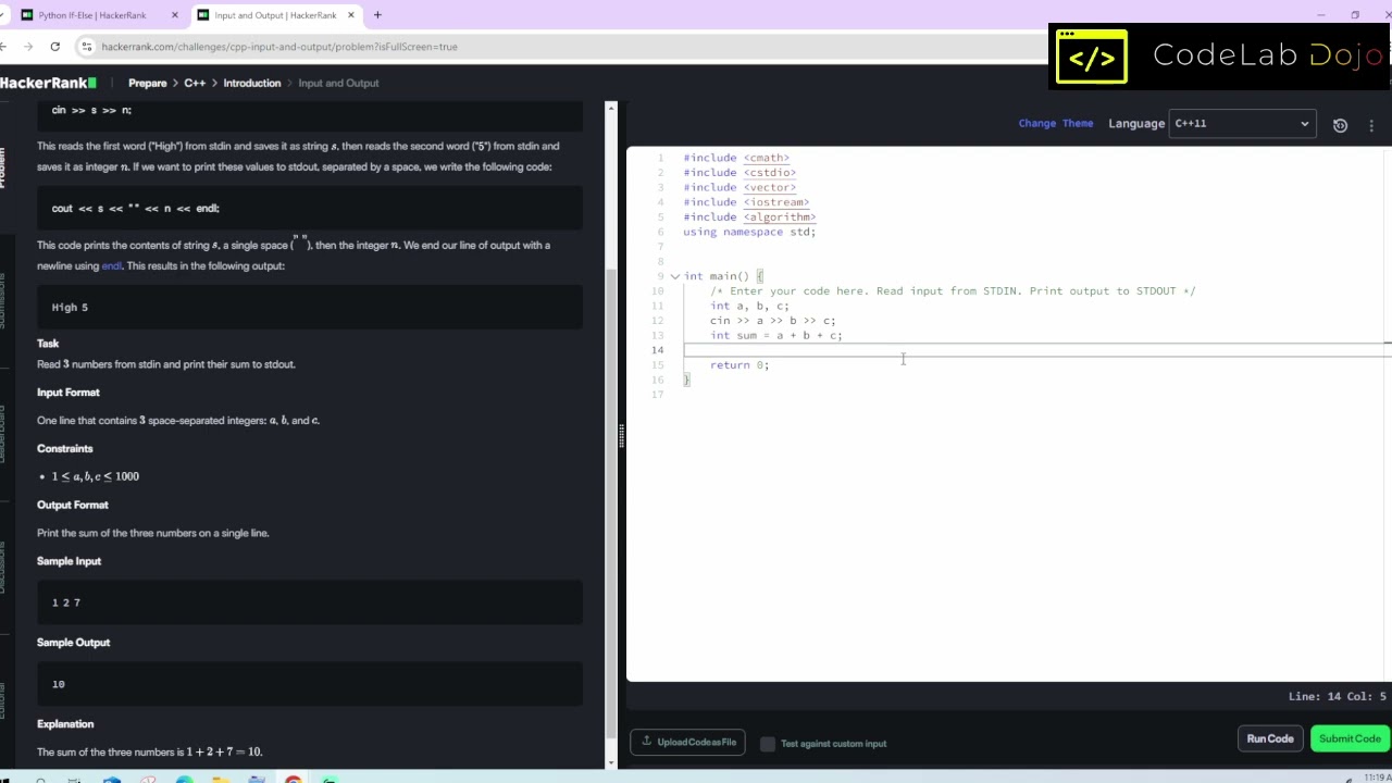 HackerRank | C++ Input and Output: A Complete Breakdown