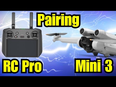 Mavic Mini 3 Pro (Drone Only) - How To Pair With DJI RC PRO