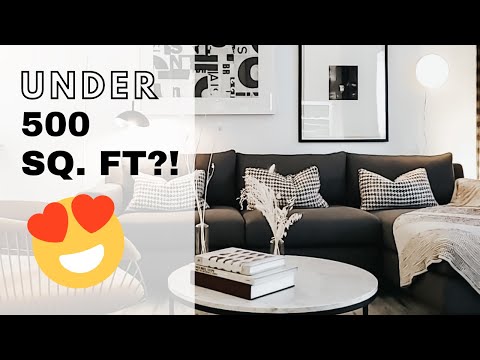 The secrets to a perfectly adequate home under 500 sq. ft. 😍 #shorts