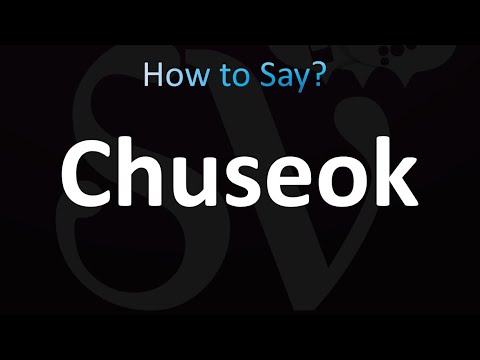 How to Pronounce Chuseok (correctly!)