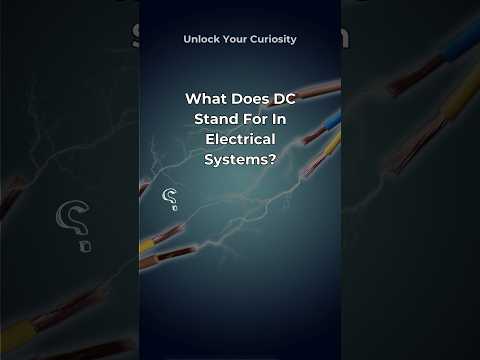 ⚡ Its Shocking What DC Stands For - Chemical Engineering Facts #shorts