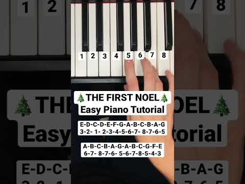 THE FIRST NOEL ๐๐ถ Easy Piano Tutorial