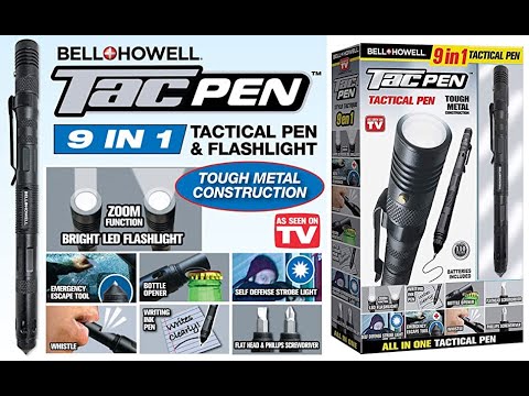 Tac Pen by Bell+Howell โ Multitool - Aluminum โ Outdoor and Indoor Tactical Gear Find Link Below ๐๐๐