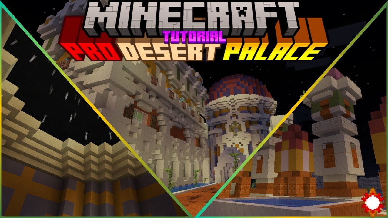 Minecraft How to Build an Detailed Giant Pro Desert House / Base ...