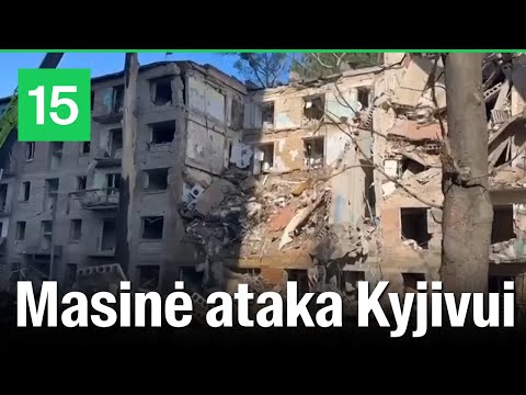 Rusija naktį Ukrainą atakavo dronais ir raketomis