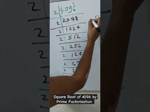 # Square Root of 4096 @ learn with me (megha's)