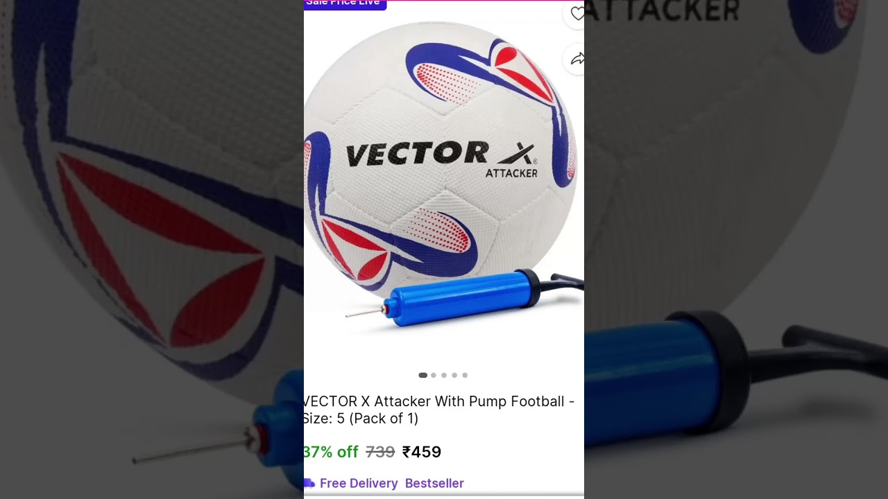 top 5 best football of vector x under rs 500 only
