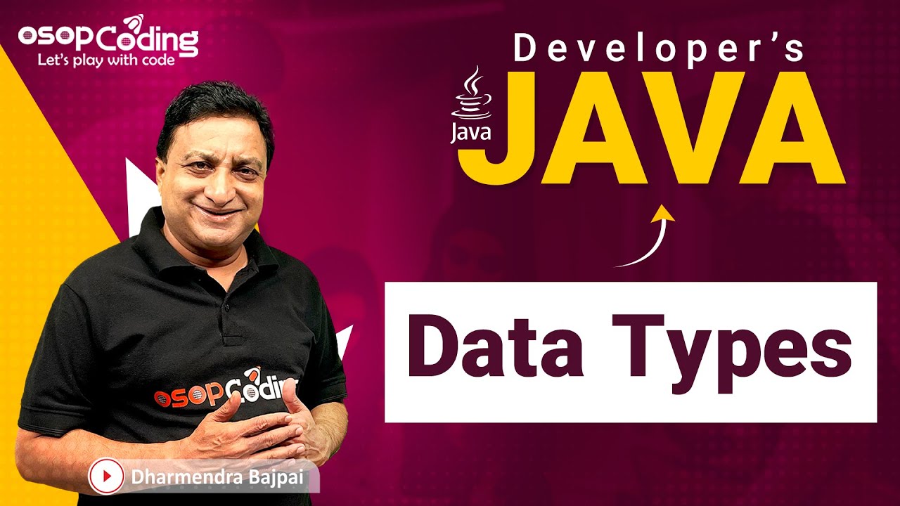Data Types in Java | Primitive Type | Integer Range | Unicode | Java for Developers | #Java #Lec8