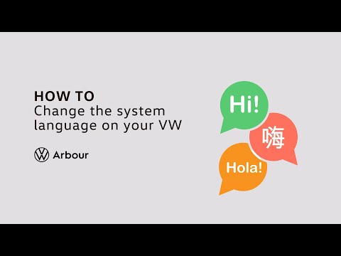 HOW TO - Change the system language on your VW | Arbour Volkswagen in Laval