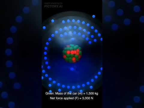 Example of Newtons 2nd law of motion.