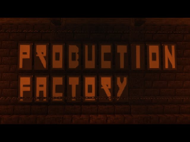 Production Factory v1.7 [Undergound Complex: Chapter 1] Minecraft Map