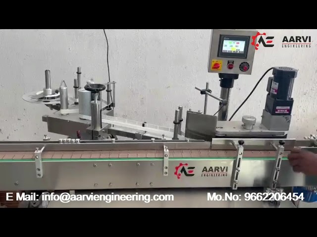 Bottle Labelling Machine - Fully Automatic Oil Bottle Sticker Labeling ...
