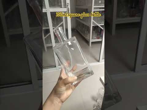 750.ml glass bottles.tequila glass bottle