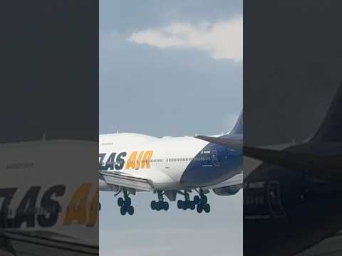 Atlas Air #747 -400 arriving at KCOS! #aviation #atlasair #coloradosprings