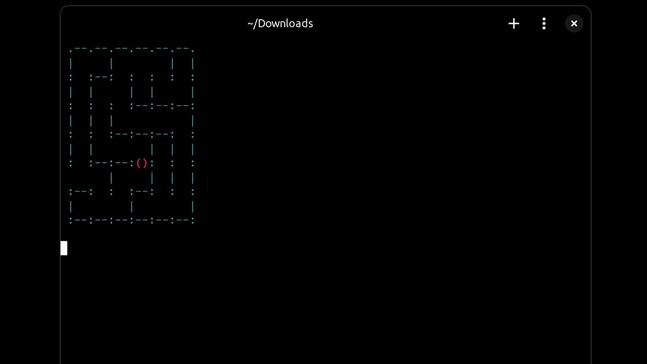 Colored CLI Maze Game in C++