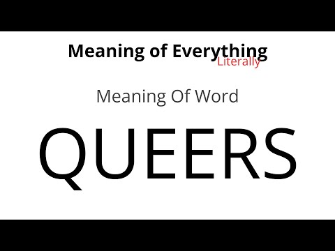Meaning of Word - Queers Meaning