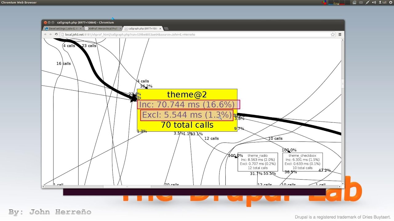Drupal dev VM - 05 - Profiling with XHProf