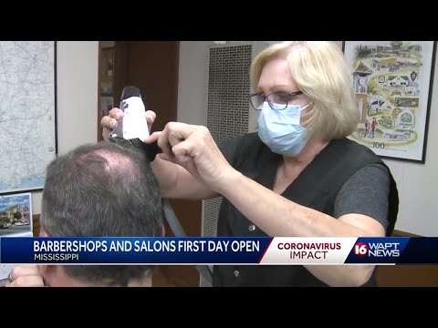 Barbershops and hair salons reopen in Mississippi