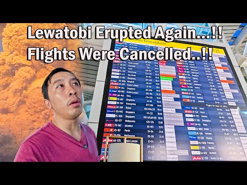How Is Bali Airport Situation After The Eruption Of Lewatobi Volcano...?? Bali Airport Update