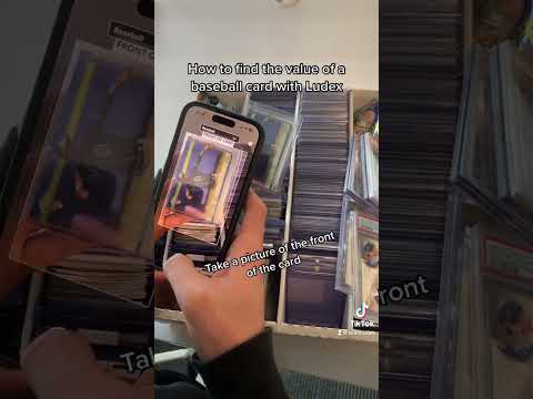 It’s that easy to find the value of a baseball card with the Ludex app. #sportscards #cardbreaks
