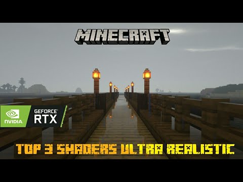 top 3 Shaders ultra realistic no lag | mcpe 1.16 • Rasanya seperti mcpc ????????