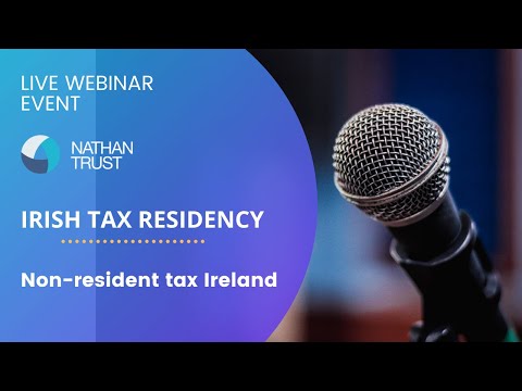 Webinar on Irish tax residency | Non-resident tax Ireland | Live Session