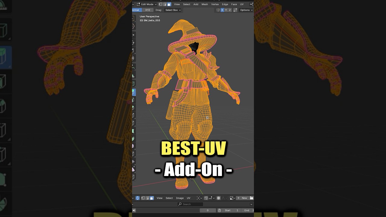 Blender: My FAVORITE UV-Mapping Addon (MIO3)