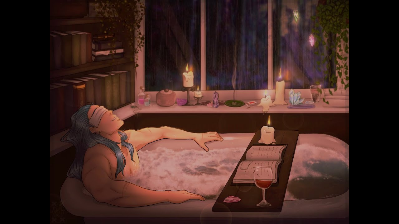 :SPEEDPAINT: Relaxing bubble bath