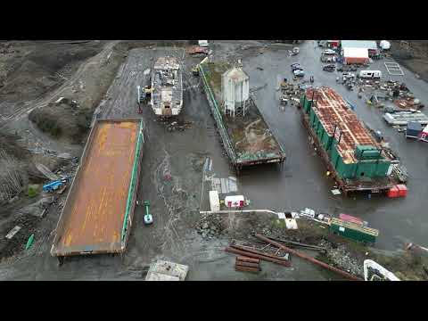 The filtration system at Deep Water Recovery ship breaking – located ...