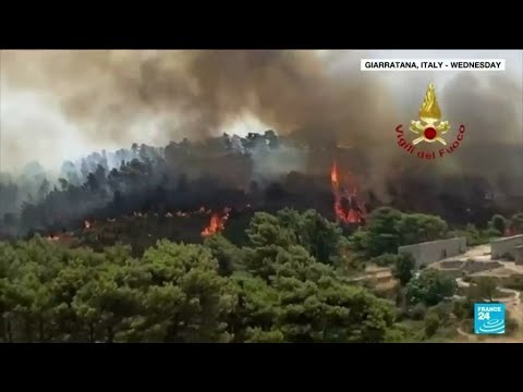 Sicily temperatures near 49C in possible European record as Italy battles blazes • FRANCE 24