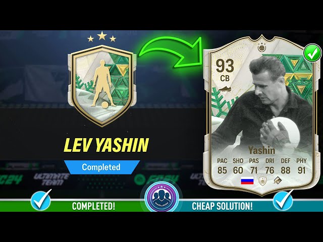 EA FC 24 Lev Yashin Winter Wildcards Icon SBC: All tasks, cheapest solutions, and more