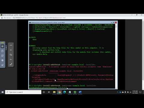 Installing Active Directory using PowerShell