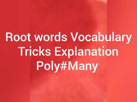 Root words Vocabulary Tricks Explanation by Mahakaal English classes || learn english