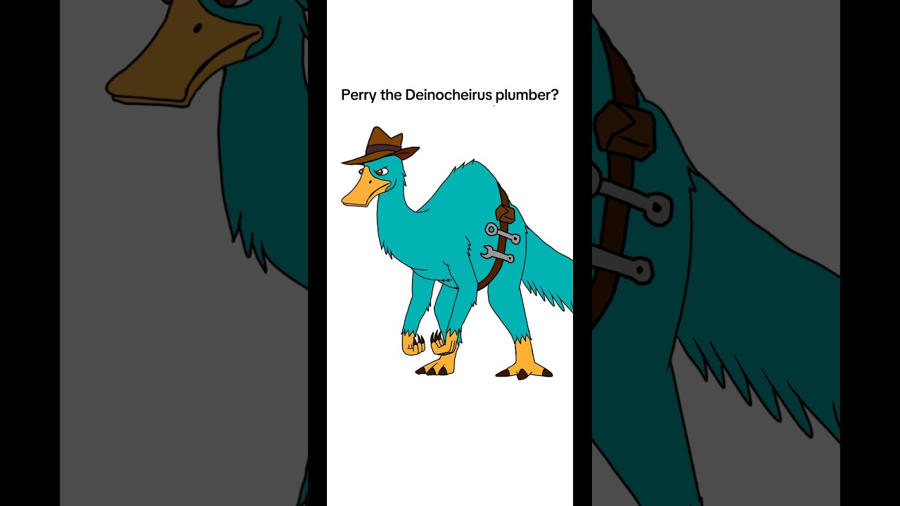 Perry the Deinocheirus plumber